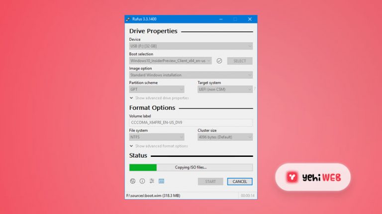 Use “Rufus” To Create Bootable Window 10 USB Legacy Biosl, UEFI