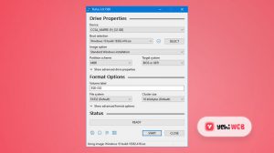 Use “Rufus” To Create Bootable Window 10 USB Legacy Biosl, UEFI