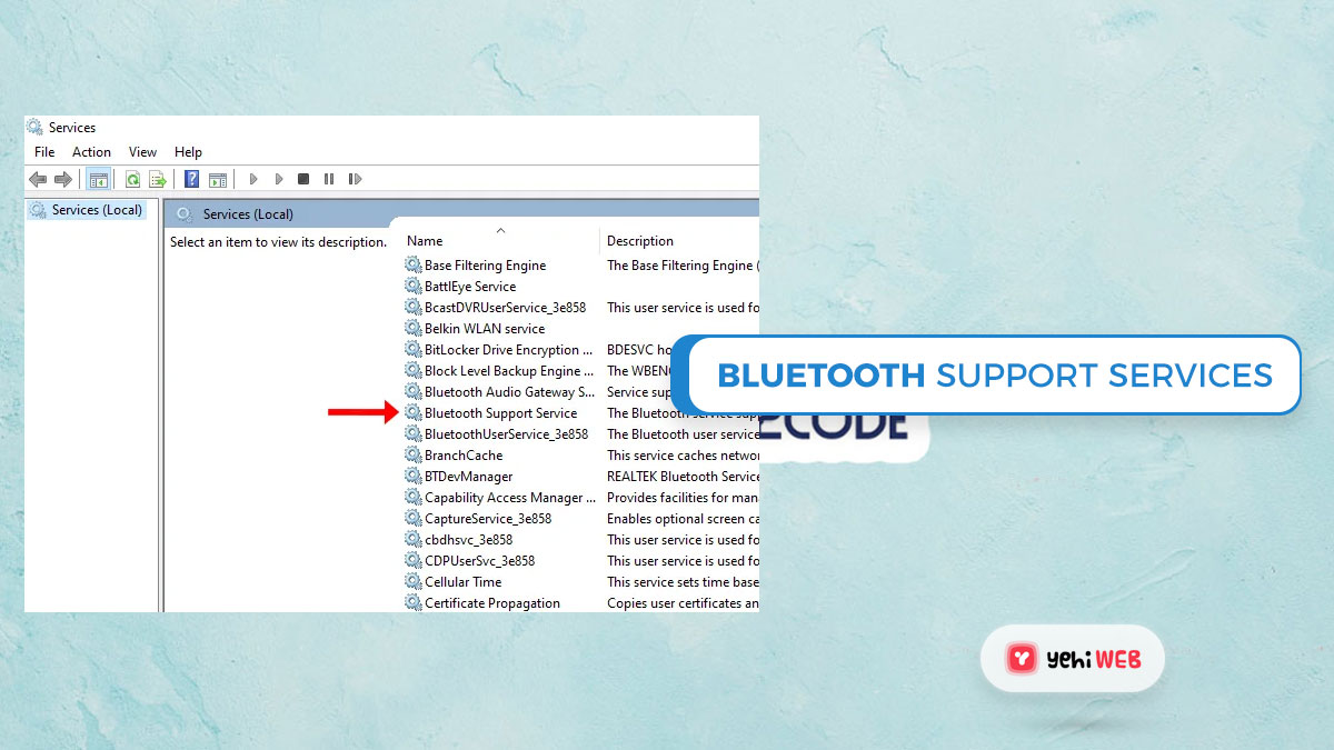 How To Fix And Turn On Bluetooth In Windows 10 | Yehi Web
