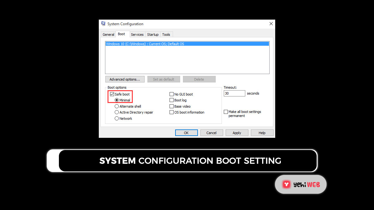 How To Fix Windows Safe Mode Not Working [ Ultimate Guide ] | Yehi Web