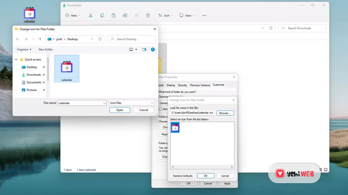 How To Change The Icons Of Folders In Windows 11 | Yehi Web