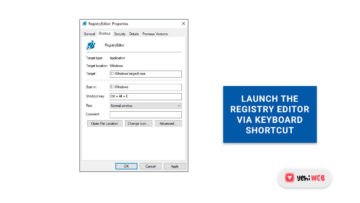 How To Access The Registry Editor In Windows 10 | Yehi Web