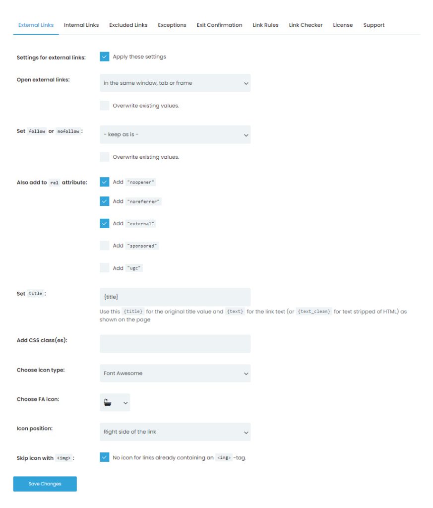 How To Place External Link Icons In WordPress | Yehi Web